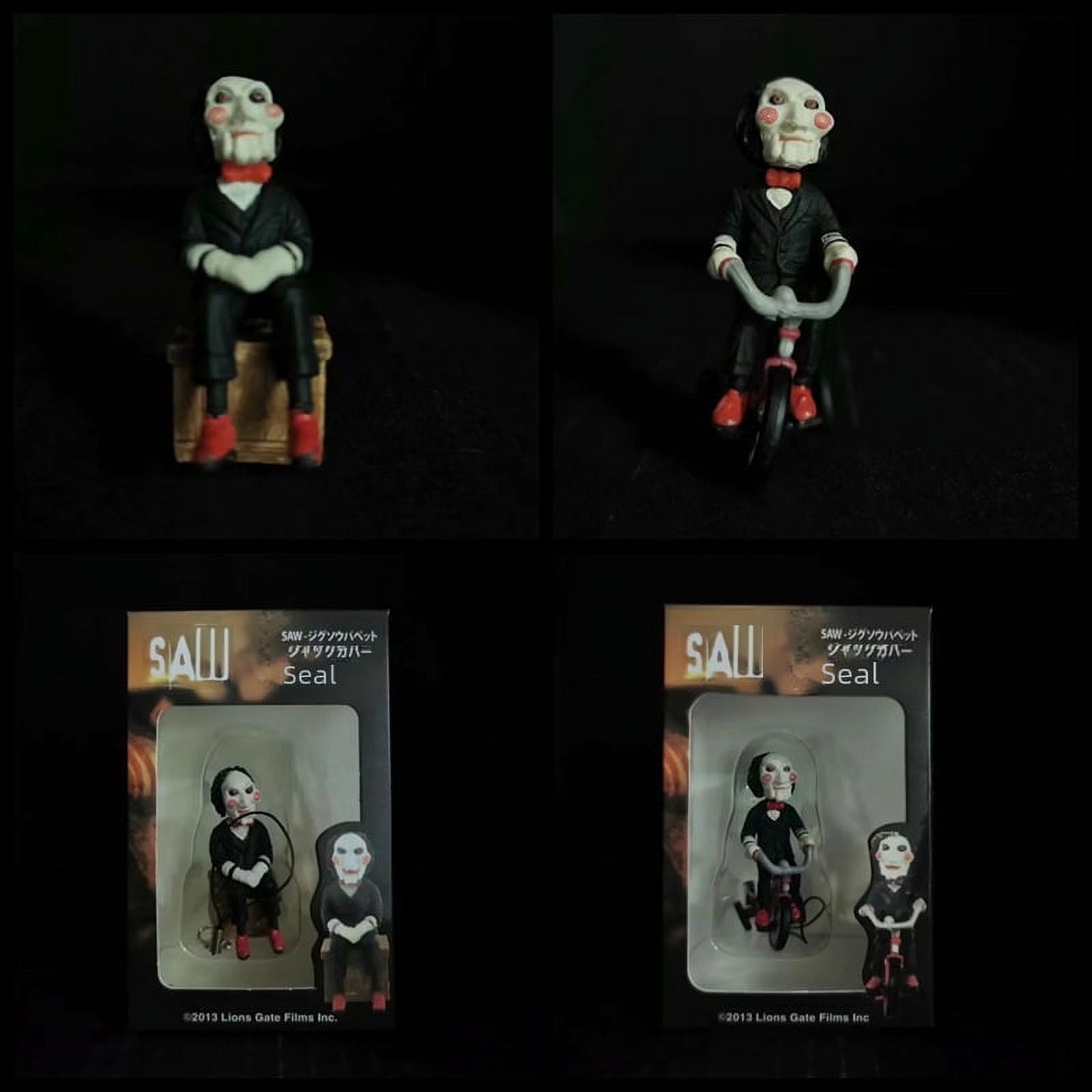 NEWCE BILLY chainsaw horror riding bicycle suitcase sitting position ...