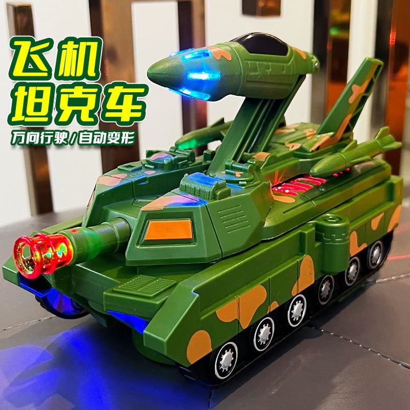 NEWCE Children Transforming Robot Toy Electric Tank Car Changing ...