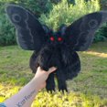 NEWCE Halloween Gothic Mothman Plush Doll Medieval Vintage Evil Goth ...