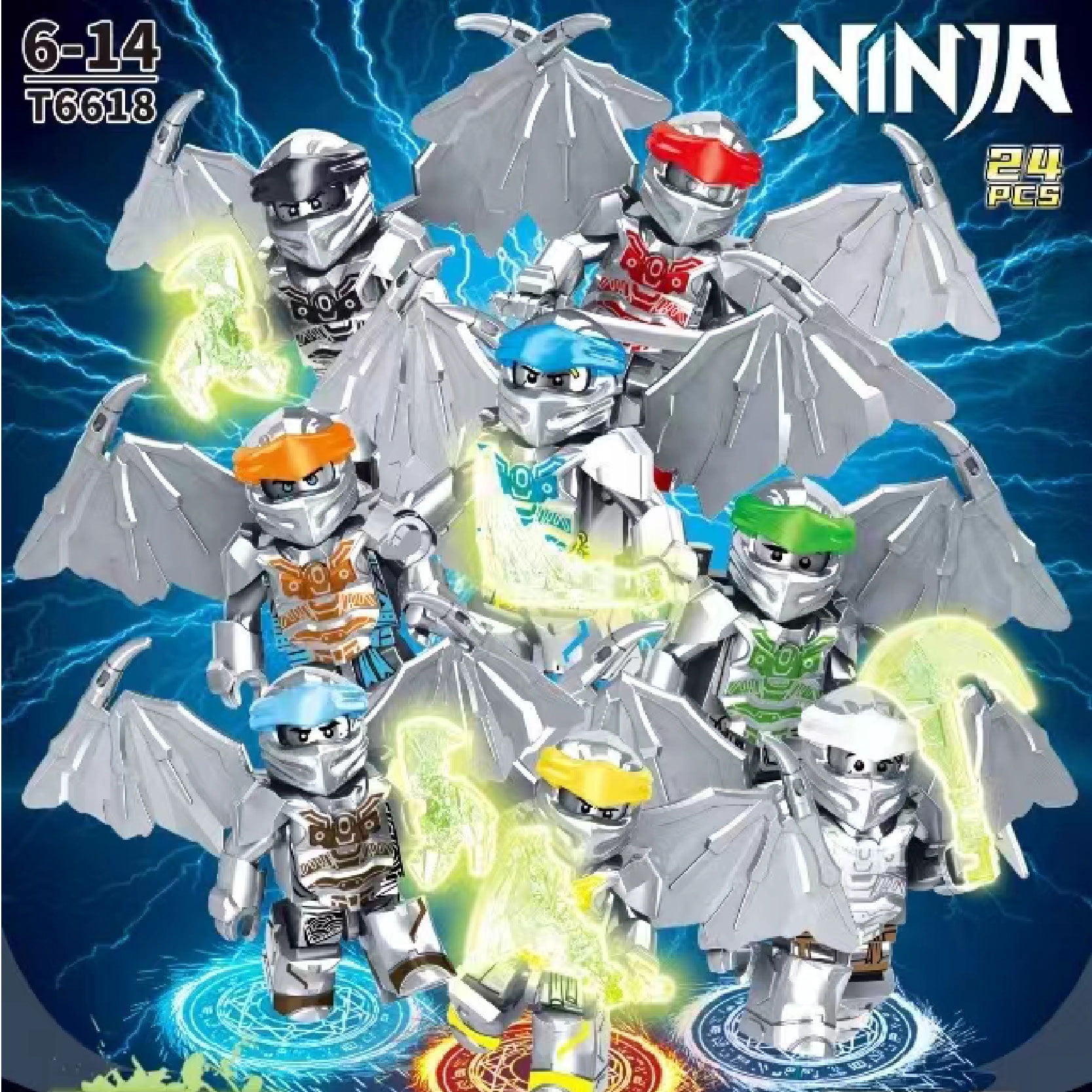 NEWCE Man Blind Bag Man Ninja Deformed Spider Steel Boy Compatible Lego ...