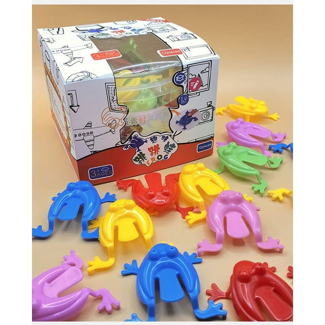 NEWCE Physical pressing bouncing frog mini jumping frog jumping toad ...