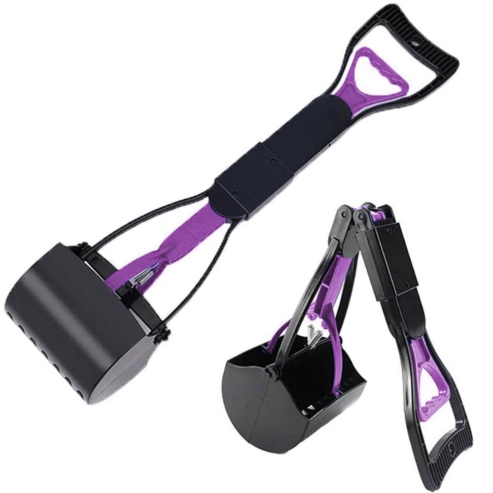 NEWCE Pooper Scooper for Large & Medium Small Dogs Foldable Long Handle ...