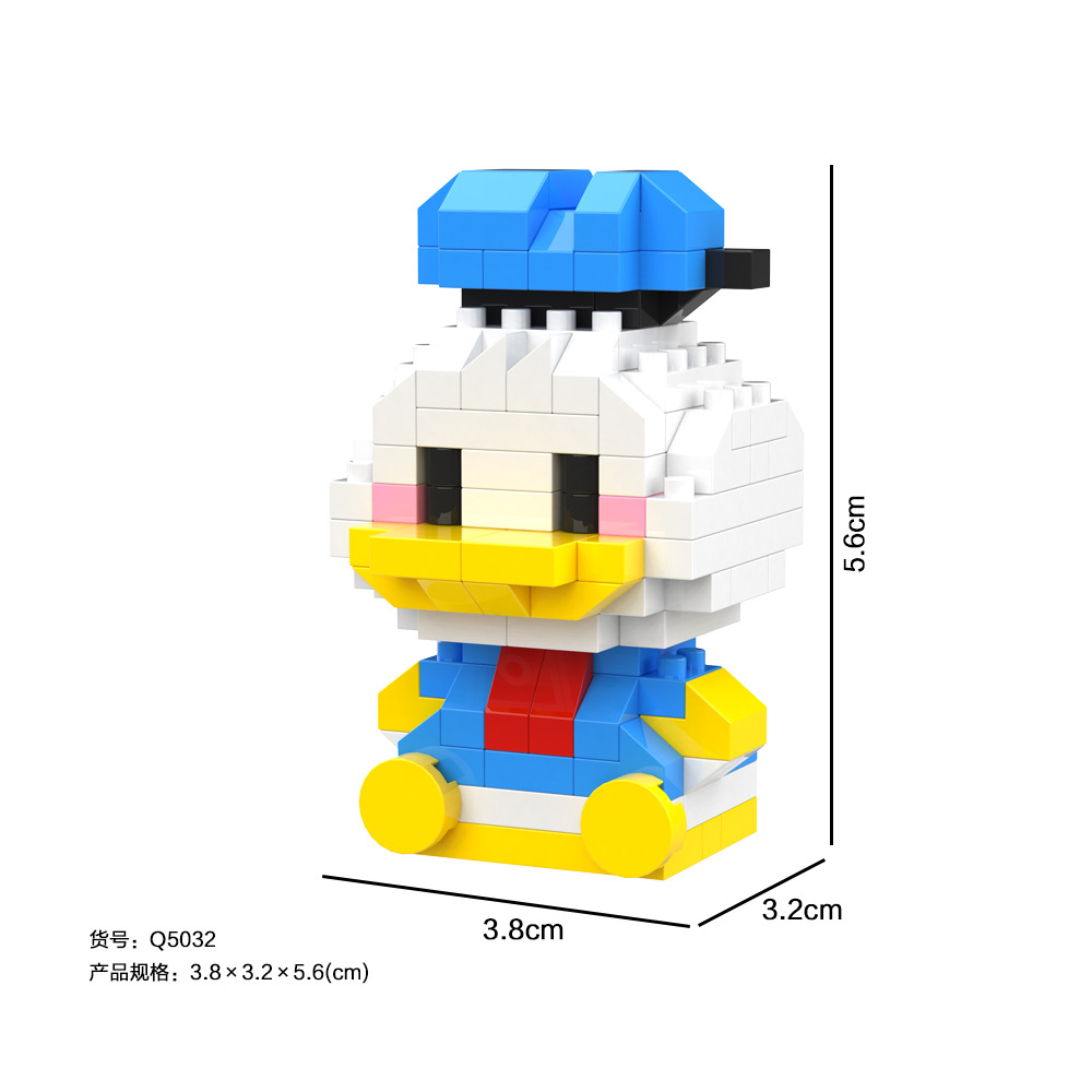 NEWCE Q version doll coolomi building blocks micro-particle assembled ...