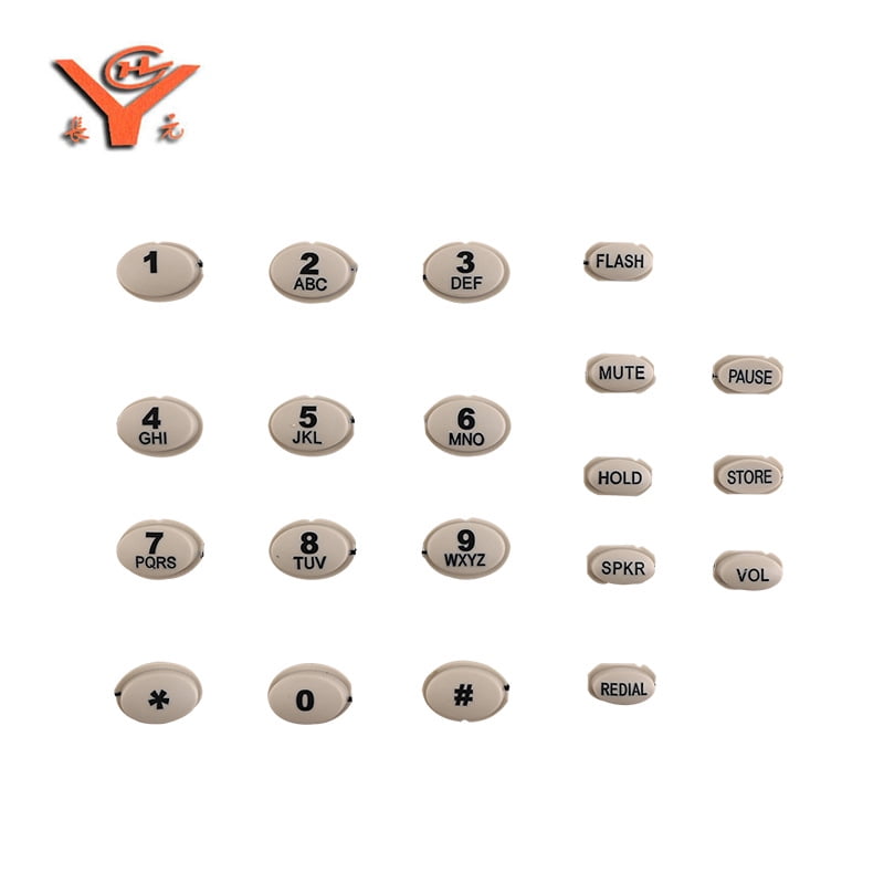 NEWCE Telephone Digital Buttons Silicone Buttons Telephone Conductive ...