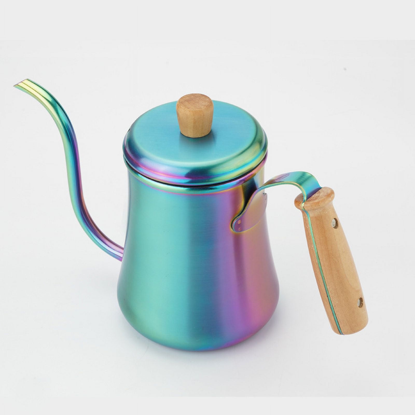 NEWCE Thick 304 stainless steel drip coffee pot electroplating long ...