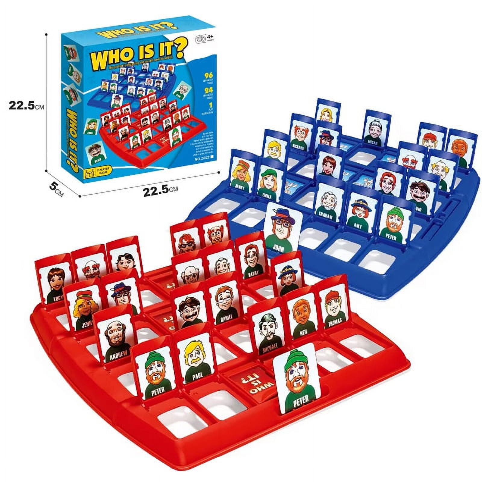 NEWCE guess who I am parent-child interaction double card board game ...
