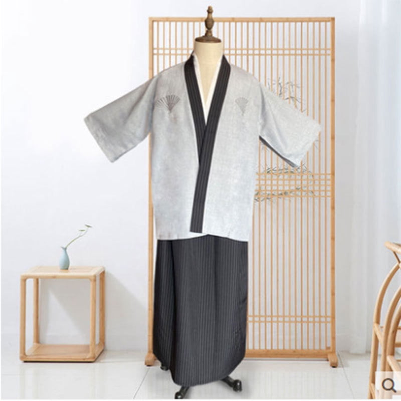 NEWCE kimono men‘s formal wear Japanese cuisine clothing traditional ...