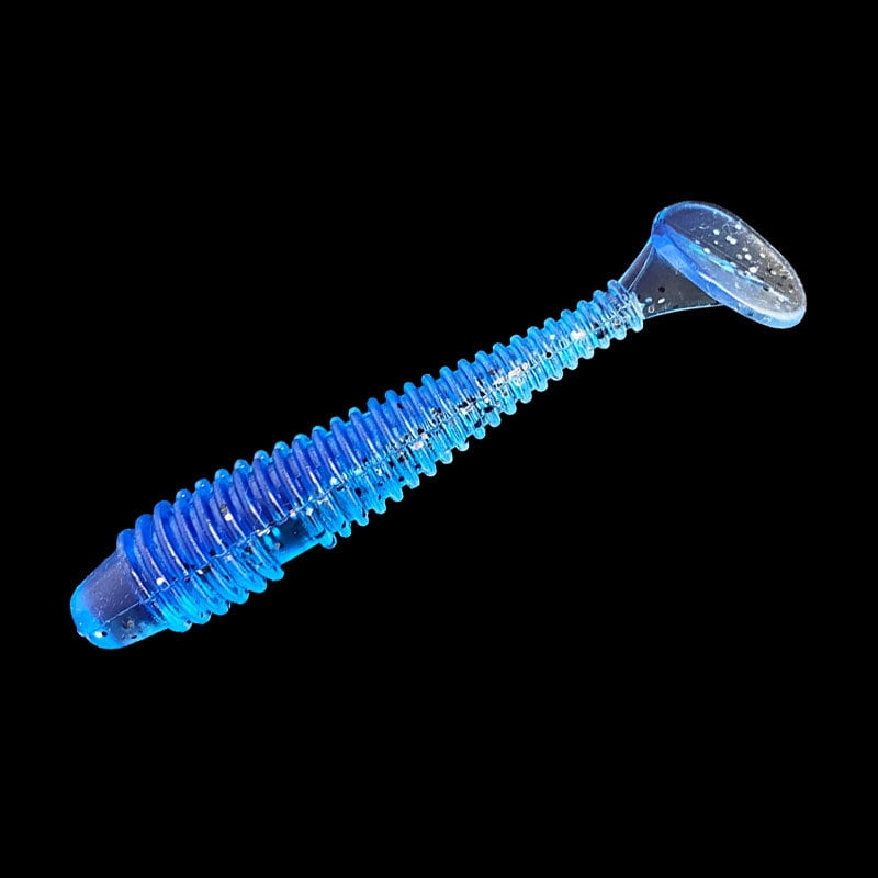 NEWCE wholesale bulk threaded T-tail Luya two-color Soft Bait soft worm ...