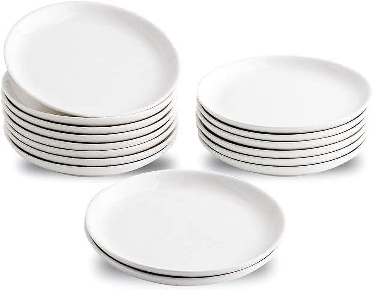 XINLTC 16-Piece Ceramic Appetizer Plates, 5.6 Inch Mimi Dessert Plates ...