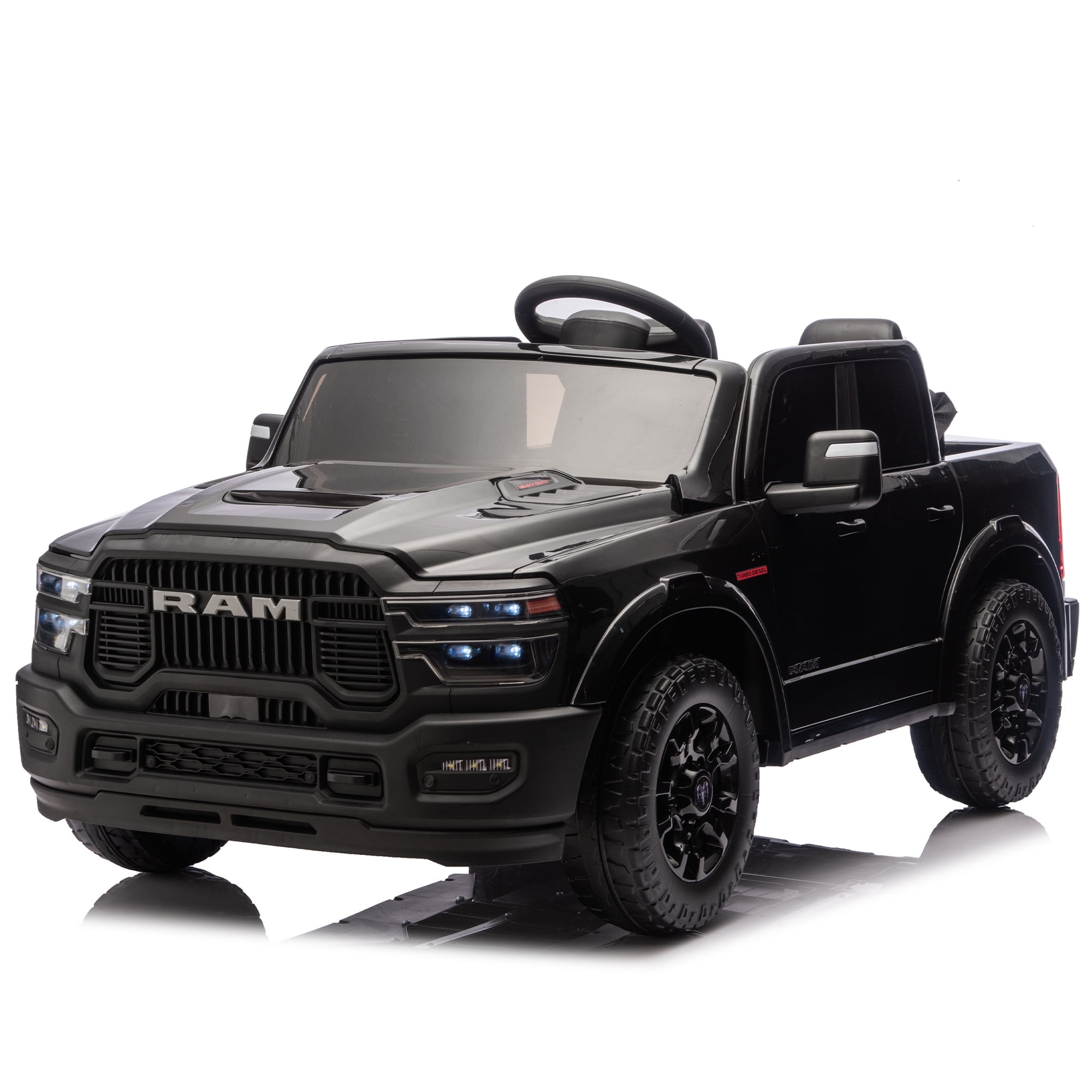 NEWDOOD 24V 160W Licensed Dodge RAM 2500 Ride on Toy for Big Kids, 2 ...