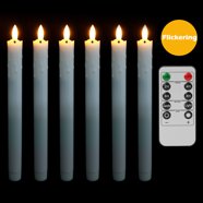 Battery-Operated LED Single Window Candle - Walmart.com