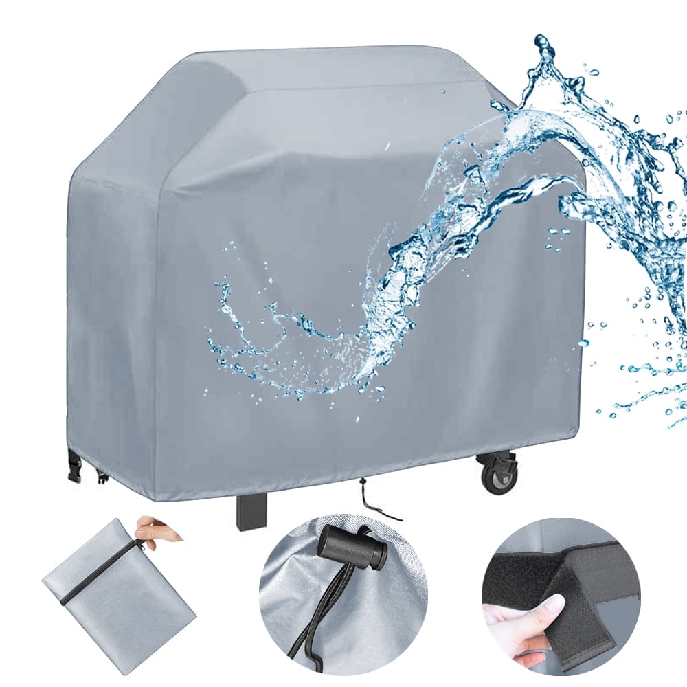 NEWEEN Grill Cover 58 inch BBQ Gas Grill Cover for Outdoor Grill ...