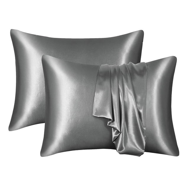 Debonair Satin Pillow Case 2 Pack Satin Queen Silk Pillowcase For Hair