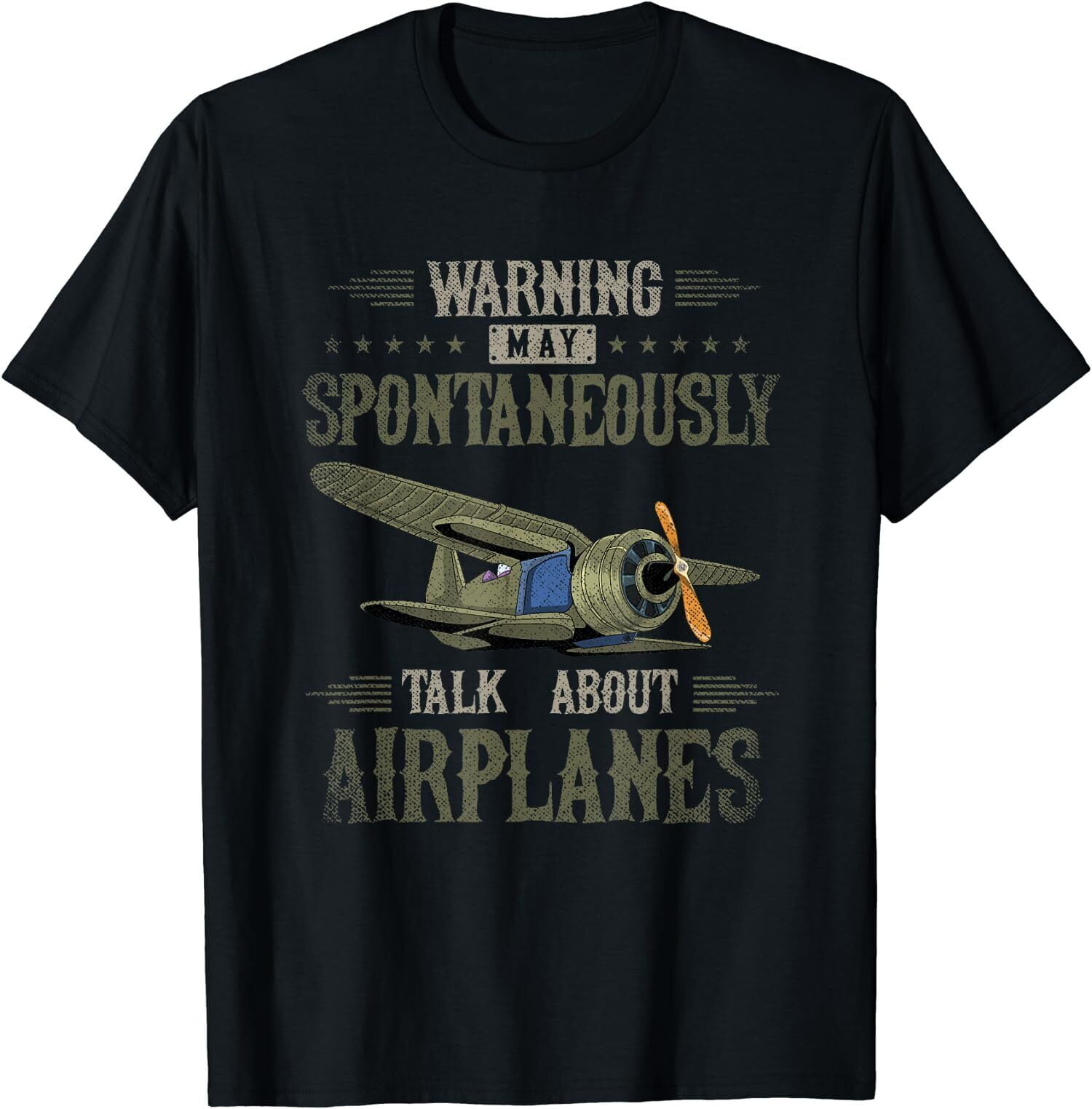 NEWFunny Plane Flying Airplane Aviation Aircraft Flight Pilot T-Shirt ...