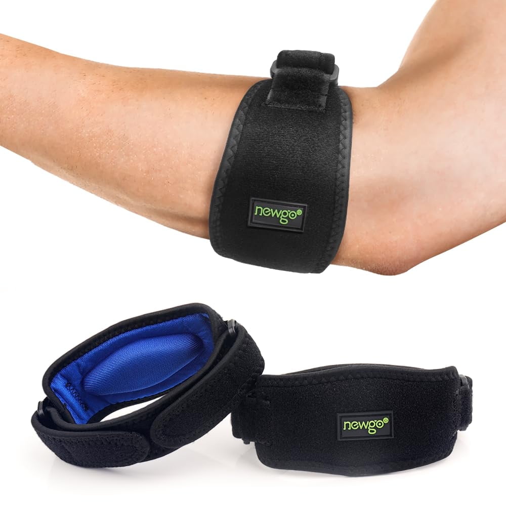 NEWGO Elbow Brace for Tendonitis, Golf and Tennis Elbow Relief for Men ...