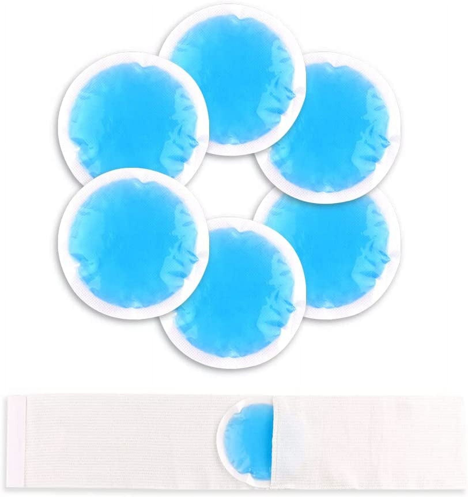 NEWGO Round Gel Ice Packs for Injuries, 6 Pack Hot Cold Compress for ...