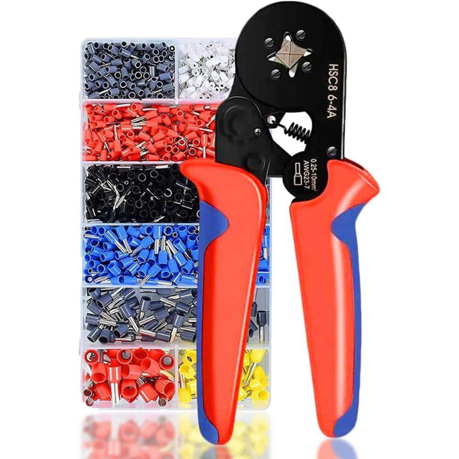 NEWHOUSE ELECTRIC Ferrule Crimping Tool Kit, Copper Wire Crimper ...