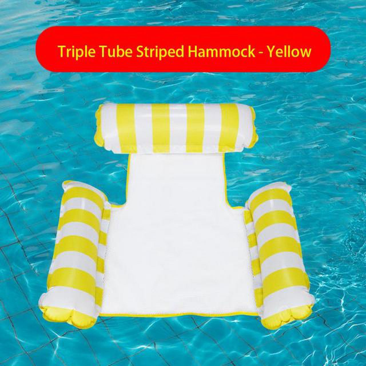 NEWKBO NEWKBO PVC Pool Floating Chair Water Hammock Inflatable Swimming ...