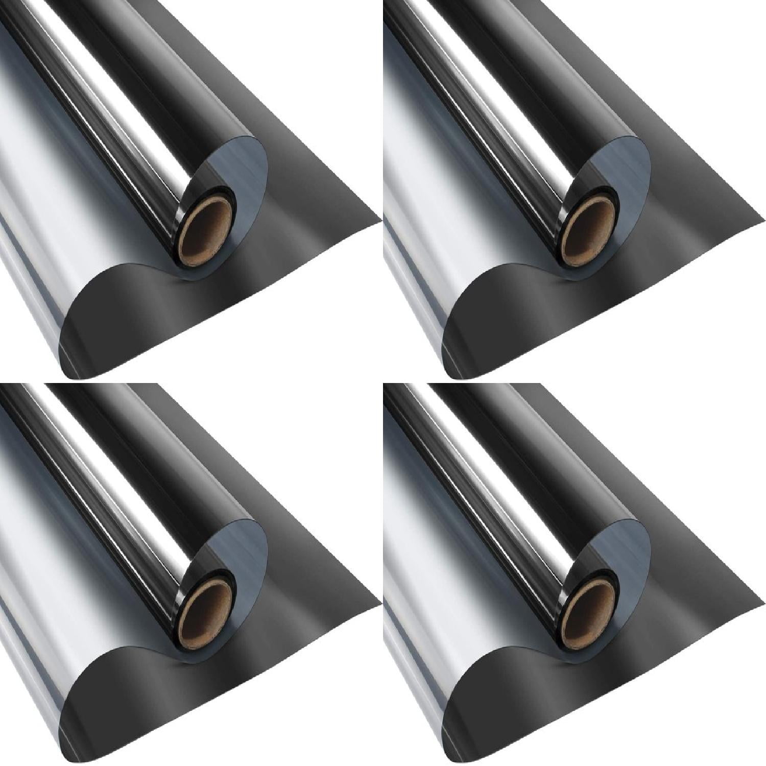 NEWKBO Window Film One Way Mirror Film Daytime Privacy Static Non ...