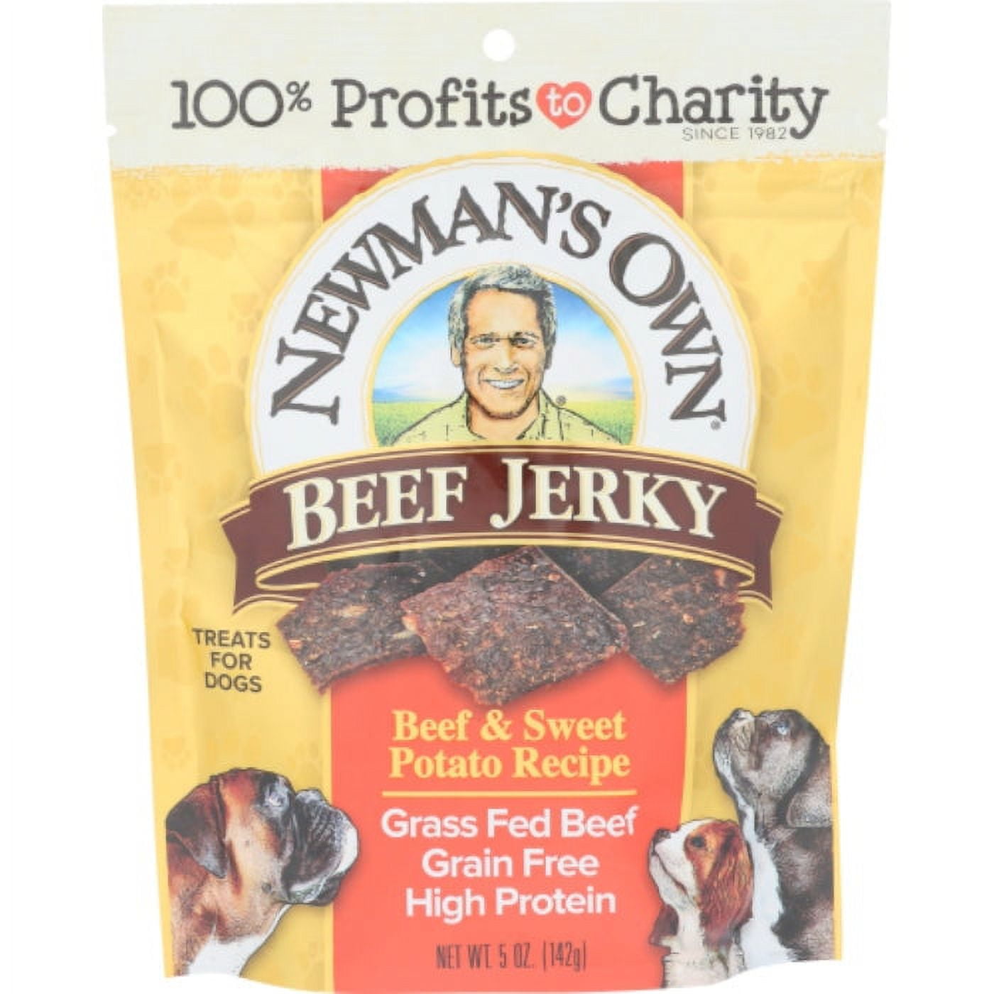 NEWMANS OWN ORGANIC DOG TRT BF JRKY BF SWT PT 5 OZ - Pack of 6 ...