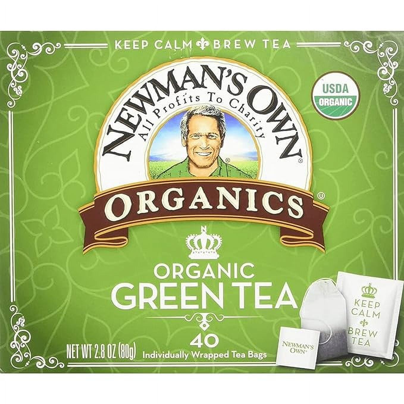 NEWMANS OWN ORGANICS Organic Royal Green Tea, 40 CT - Walmart.com