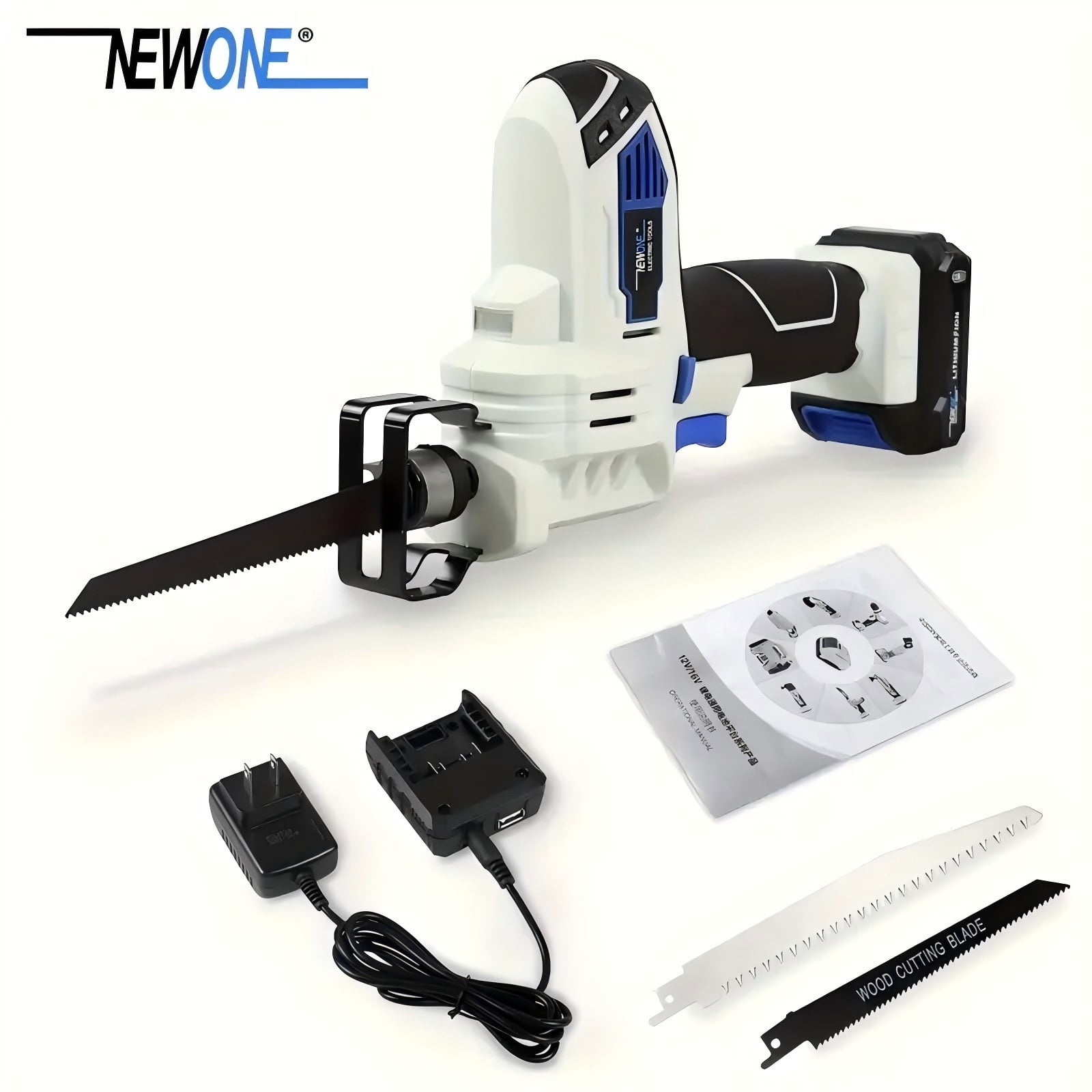NEWONE 12V Reciprocating Saw,Cordless Reciprocating Saw with 1/2 inch ...