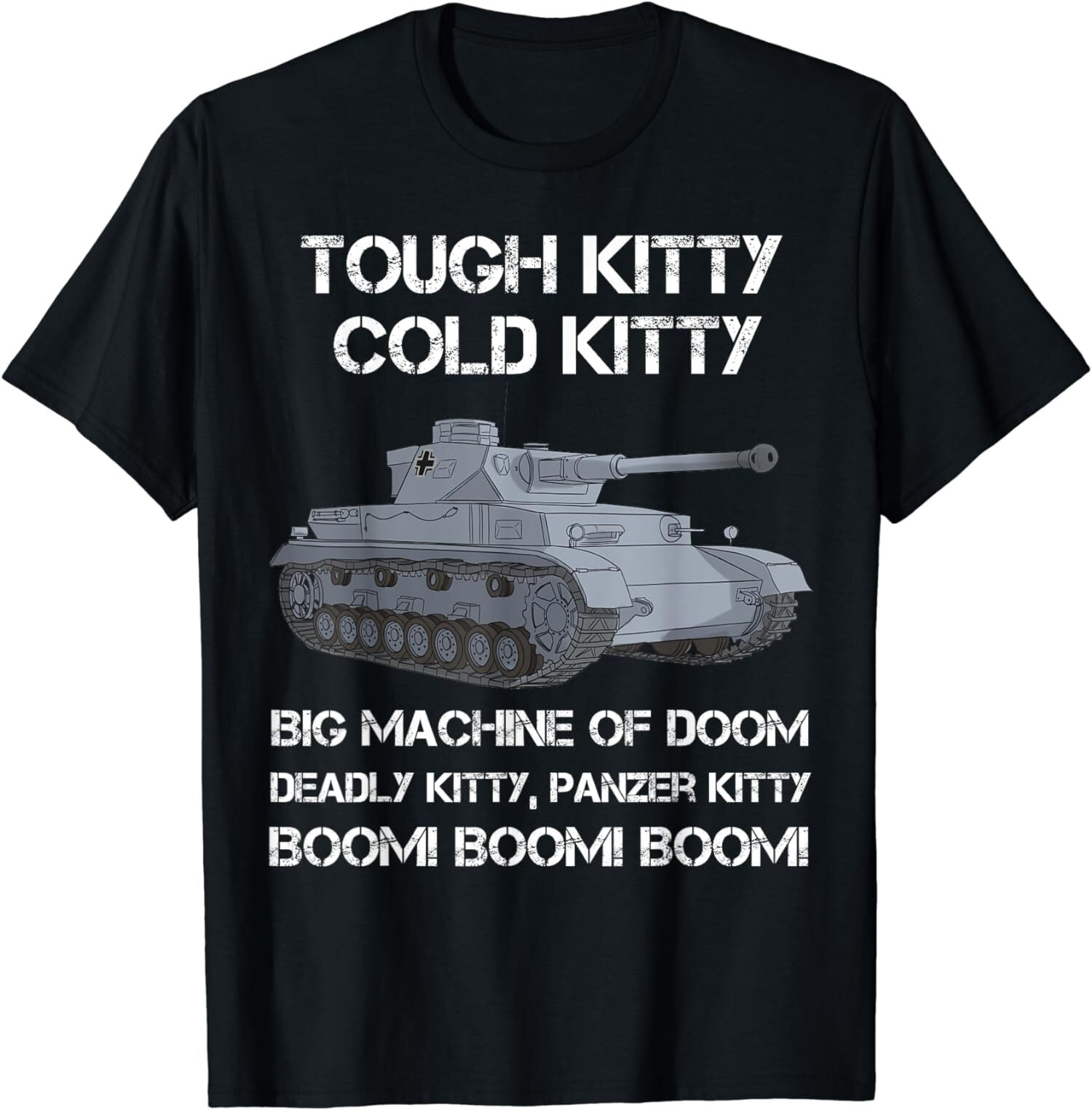 NEWTigers Panzer Tank Meme Toughs Cold Kitty WW2 German Shirt S-5XL ...