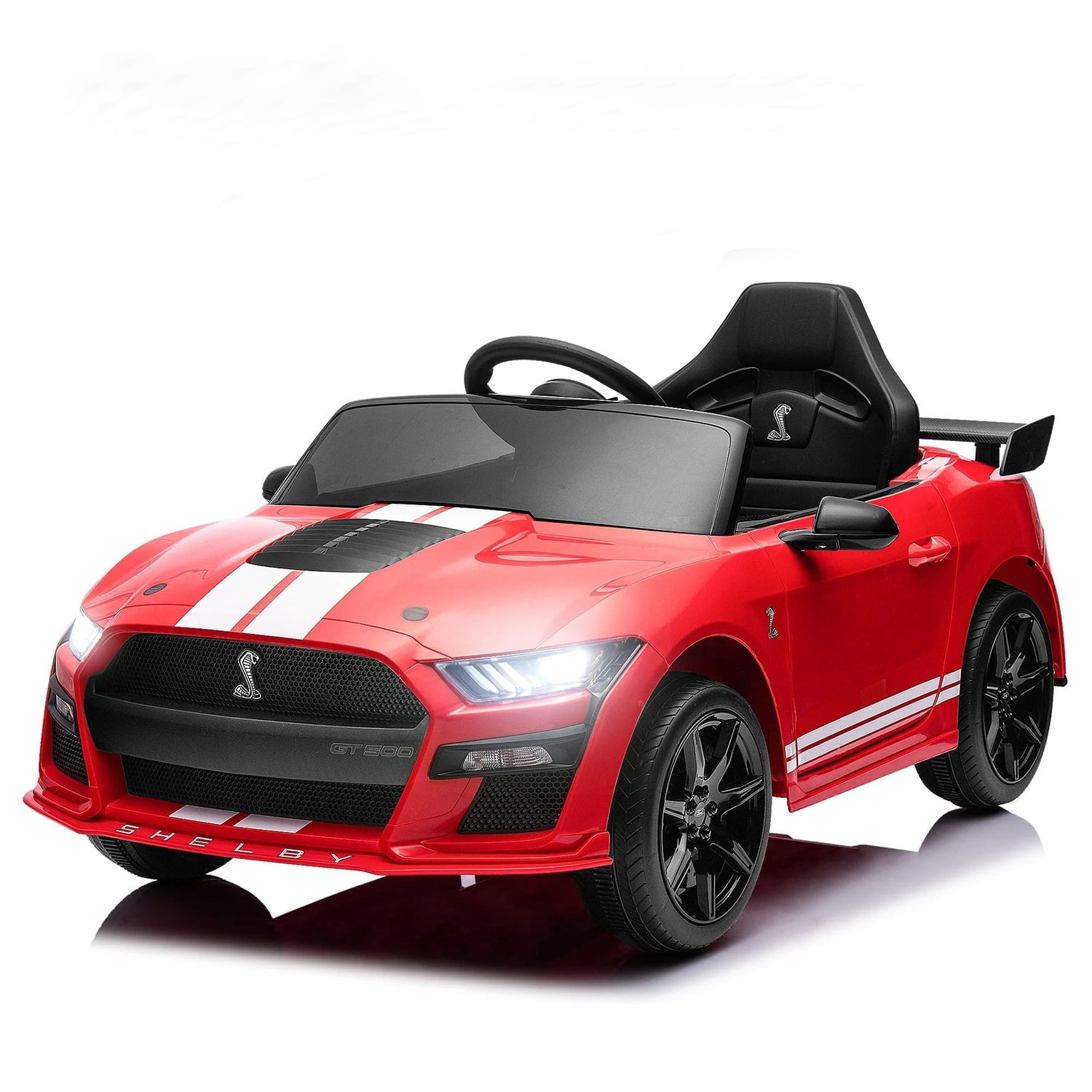 NEWWARE 12V Ride on Car, Licensed Ford Mustang Shelby GT500 Ride on Car ...