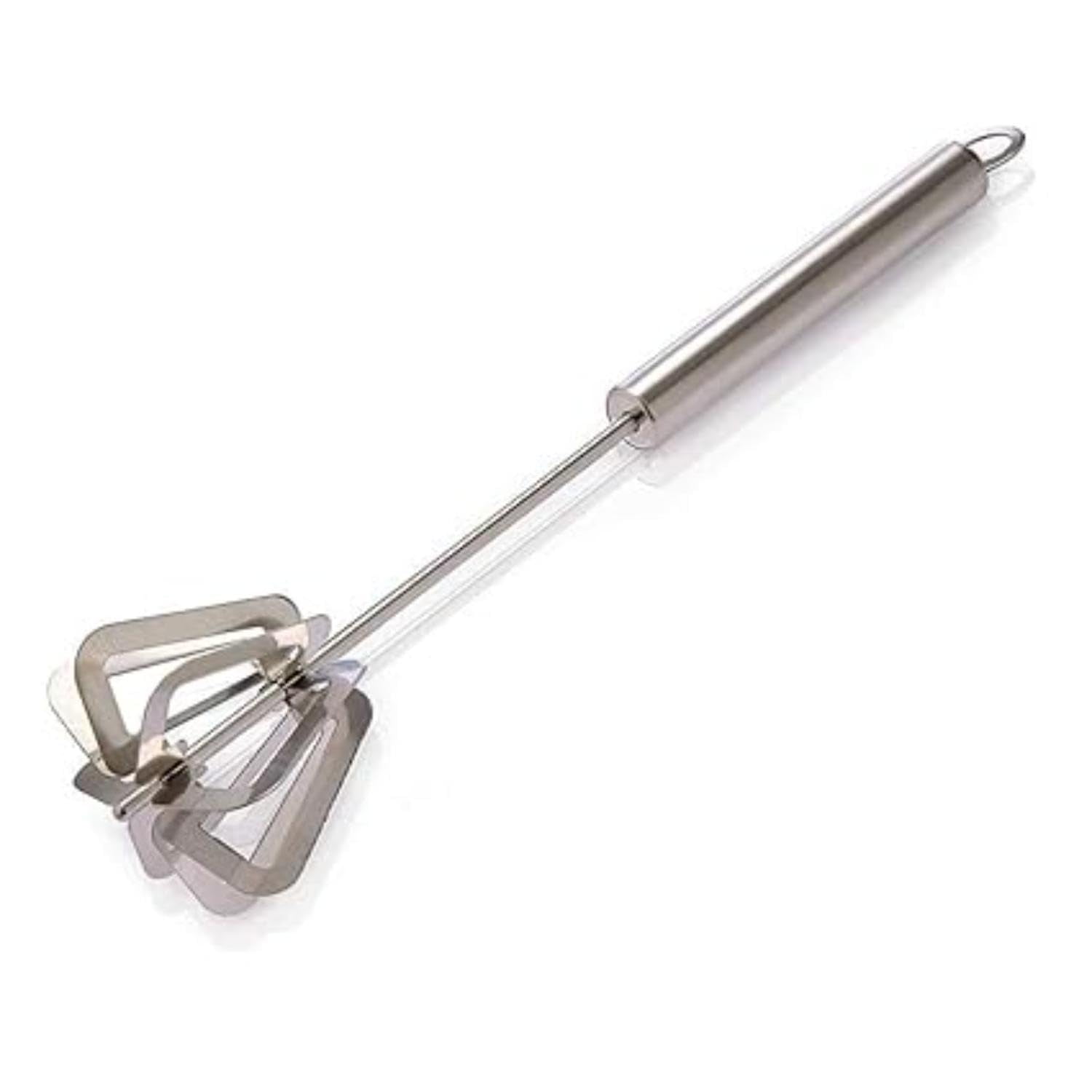 NEWWAY KITCHEN AND HOME APPLIANCE Power Free Stainless Steel Push Whisk ...
