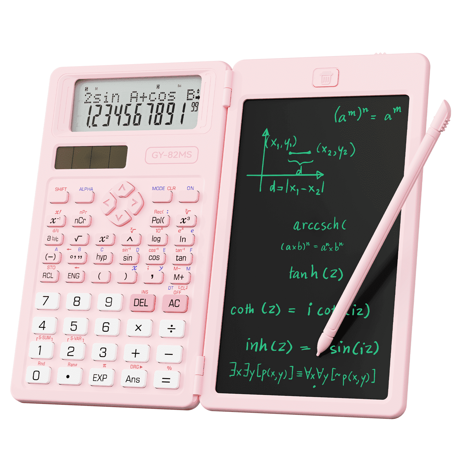 NEWYES Scientific Calculators for Students, 82 MS Foldable Cute Math ...