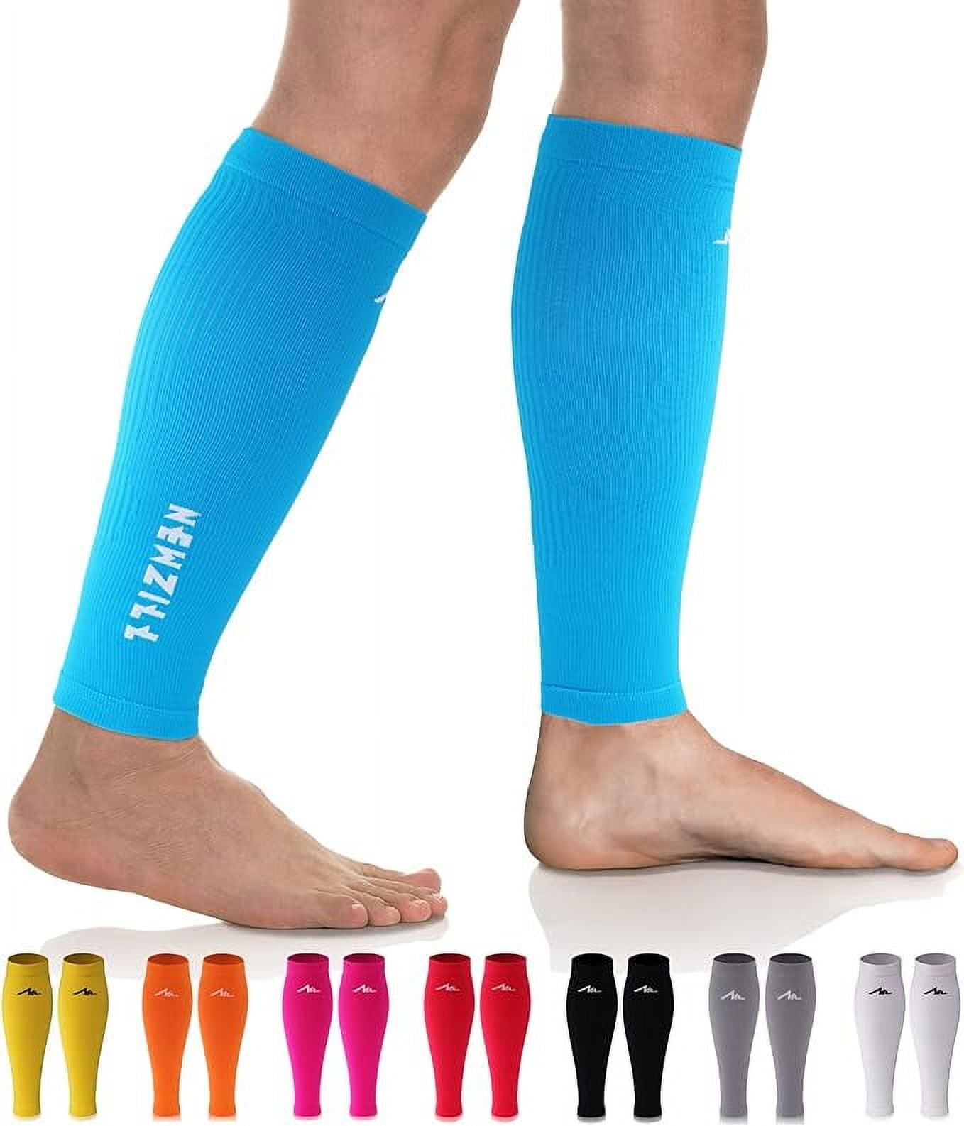 NEWZILL Compression Calf Sleeves (20-30mmHg) for Men & Women - Ideal ...