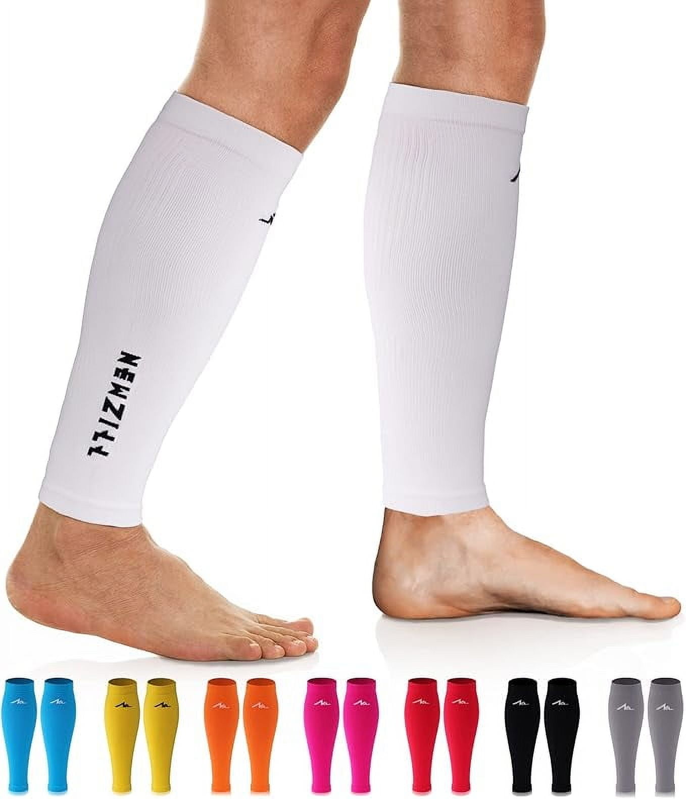 Newzill Compression Calf Sleeves, 20-30mmHg Support for Running ...