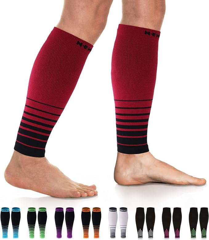 NEWZILL Compression Calf Sleeves (20-30mmHg) for Men & Women - Ideal ...