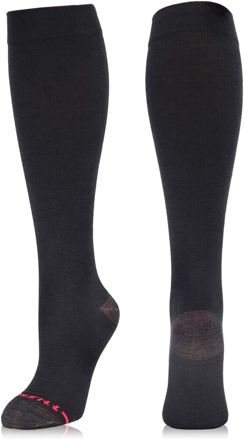 NEWZILL Compression Dress Socks 15-20mmHg - Comfortable Cotton Rich ...