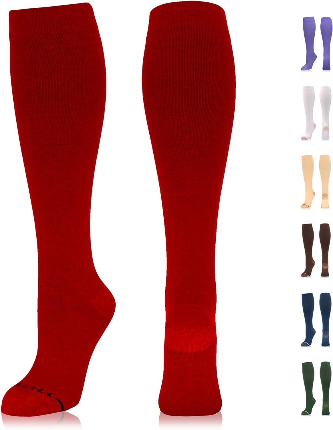 NEWZILL Compression Dress Socks 15-20mmHg - Comfortable Cotton Rich ...