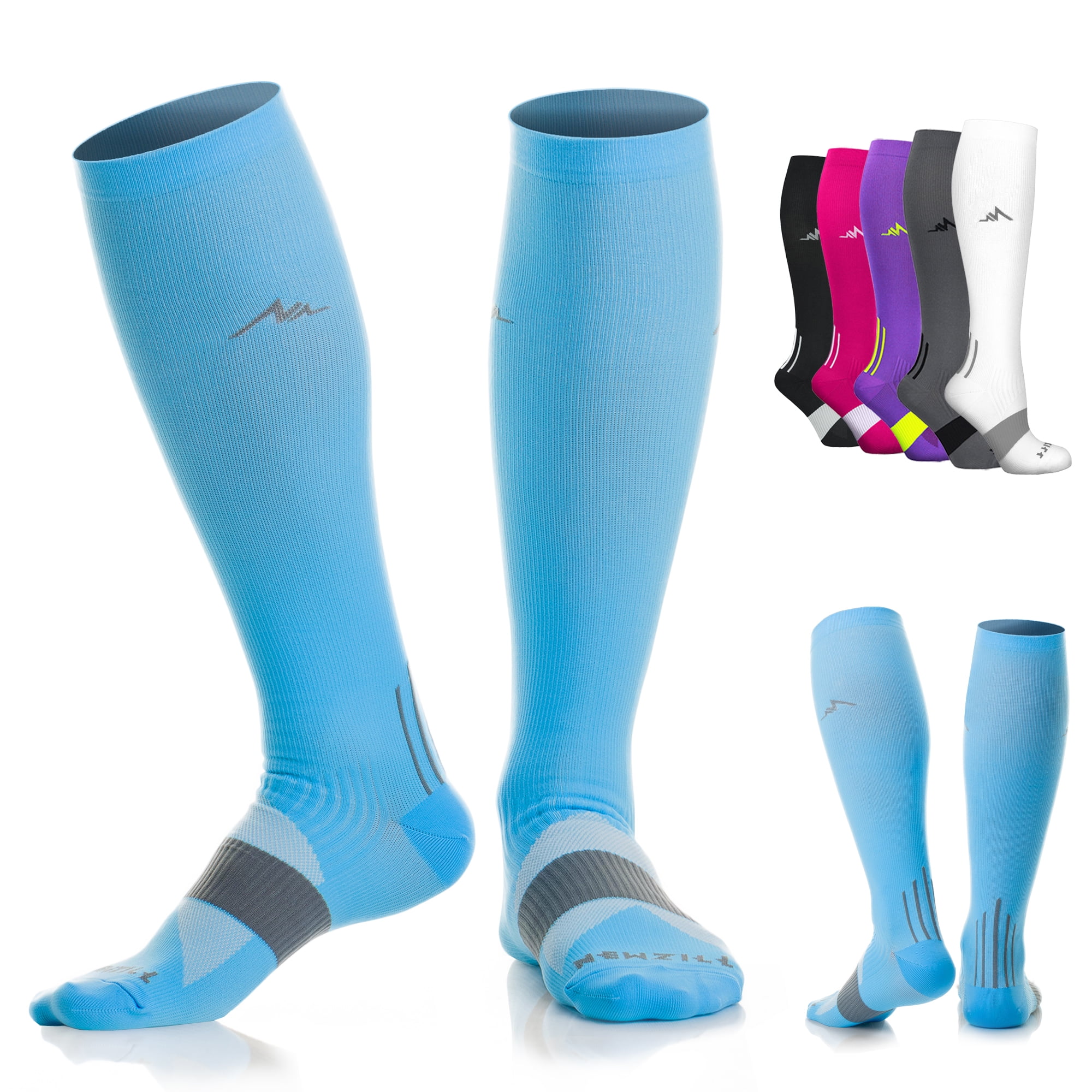 NEWZILL Medical Compression Socks for Women & Men Circulation 20-30 ...