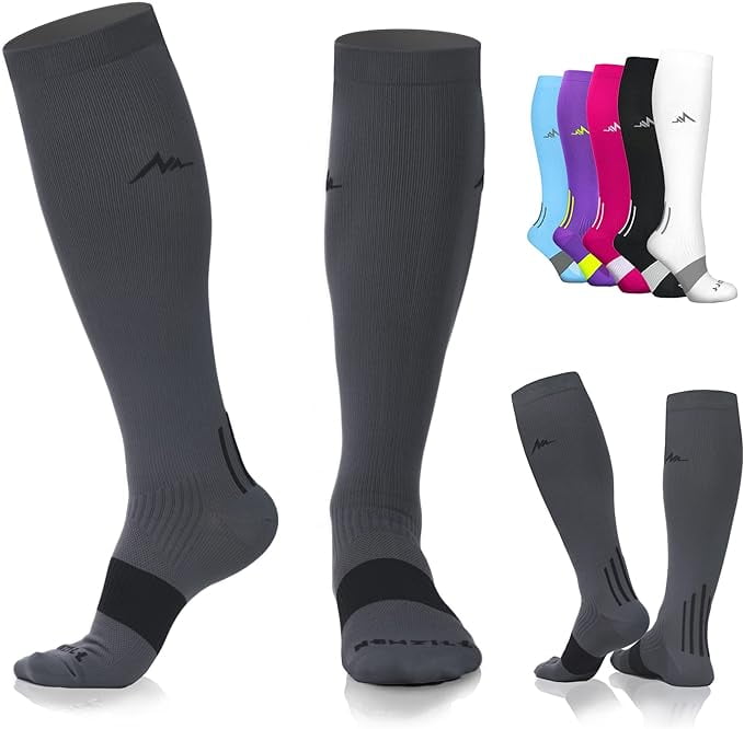 NEWZILL Medical Compression Socks for Women & Men Circulation 20-30 ...