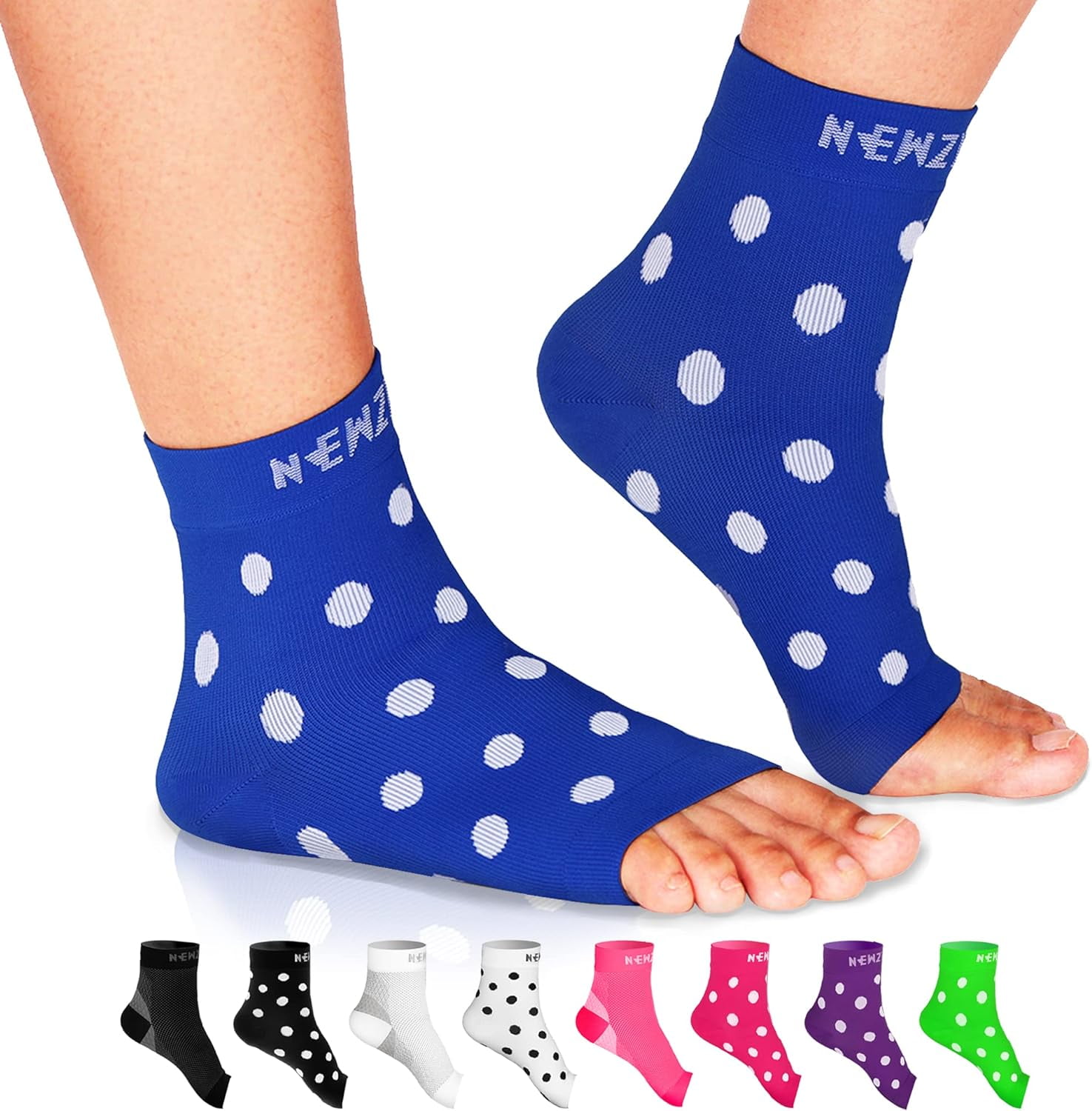 NEWZILL Plantar Fasciitis Socks with Arch Support, Eases Swelling ...