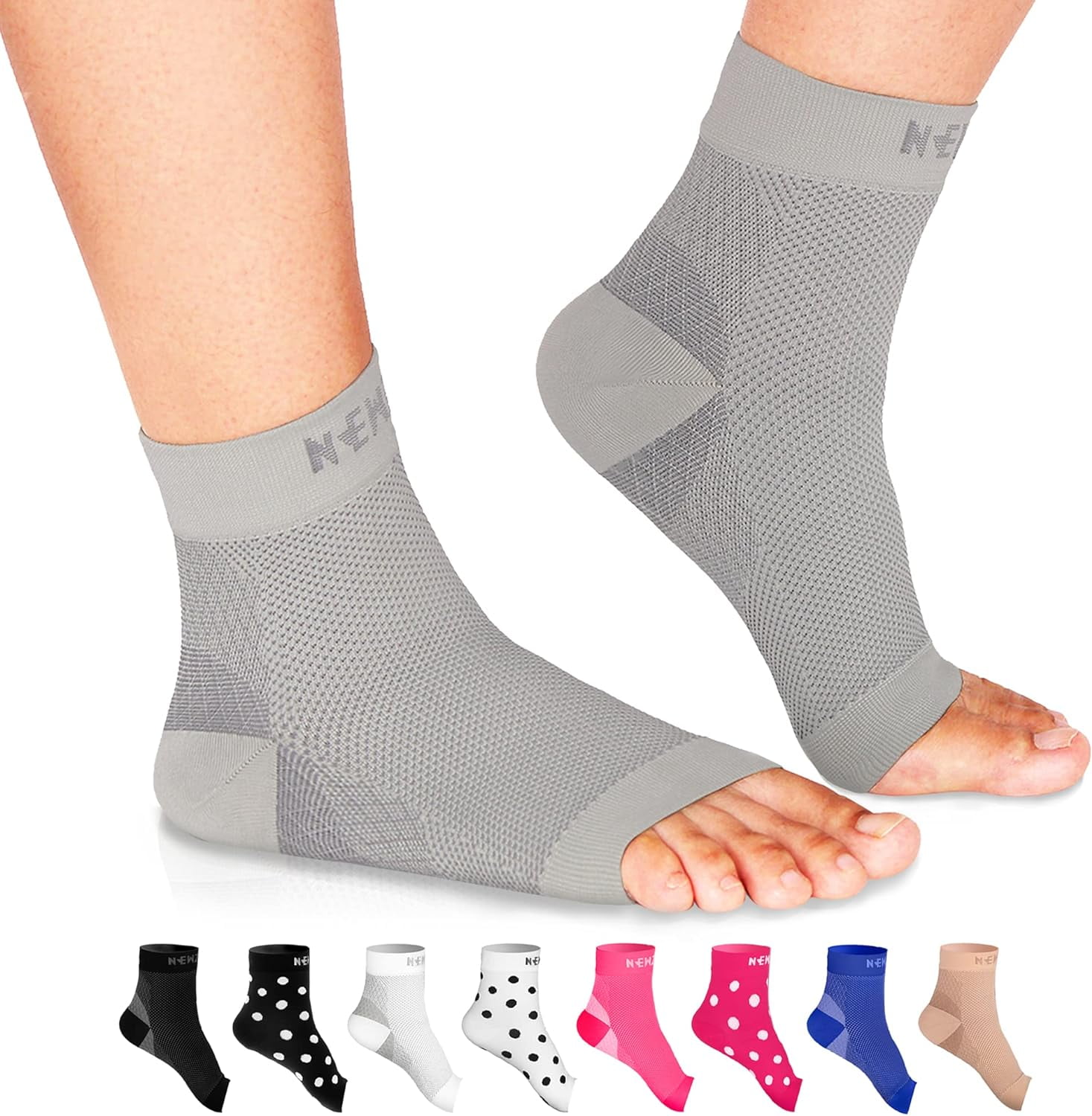 NEWZILL Plantar Fasciitis Socks with Arch Support, Eases Swelling ...