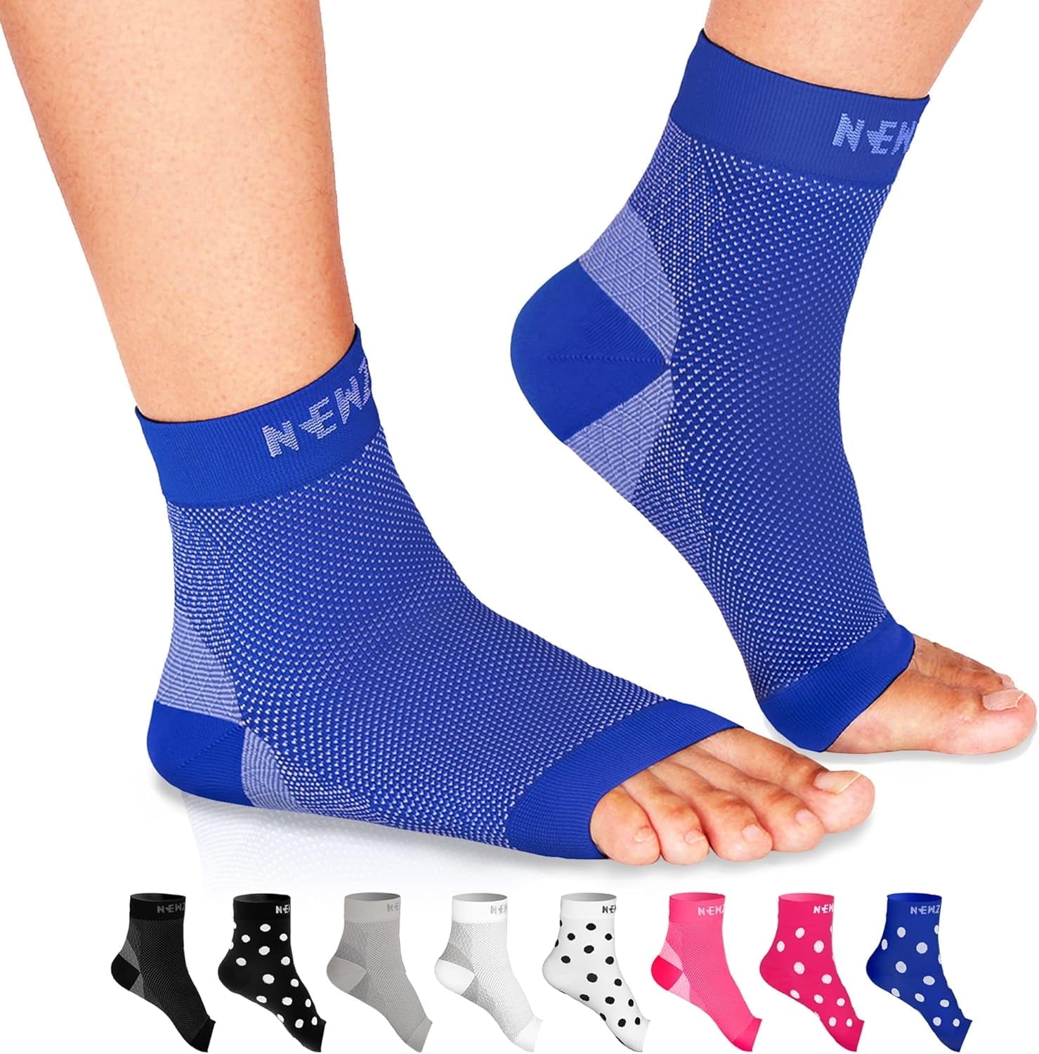 NEWZILL Plantar Fasciitis Socks with Arch Support, Eases Swelling ...