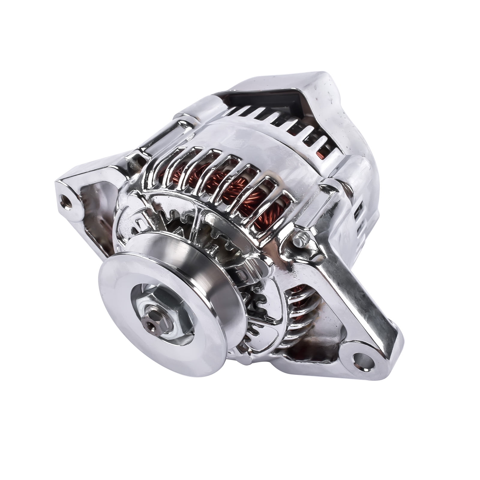 NEWZQ 12V Alternator ES1004C for Denso Racing Style with V-belt Pulley ...