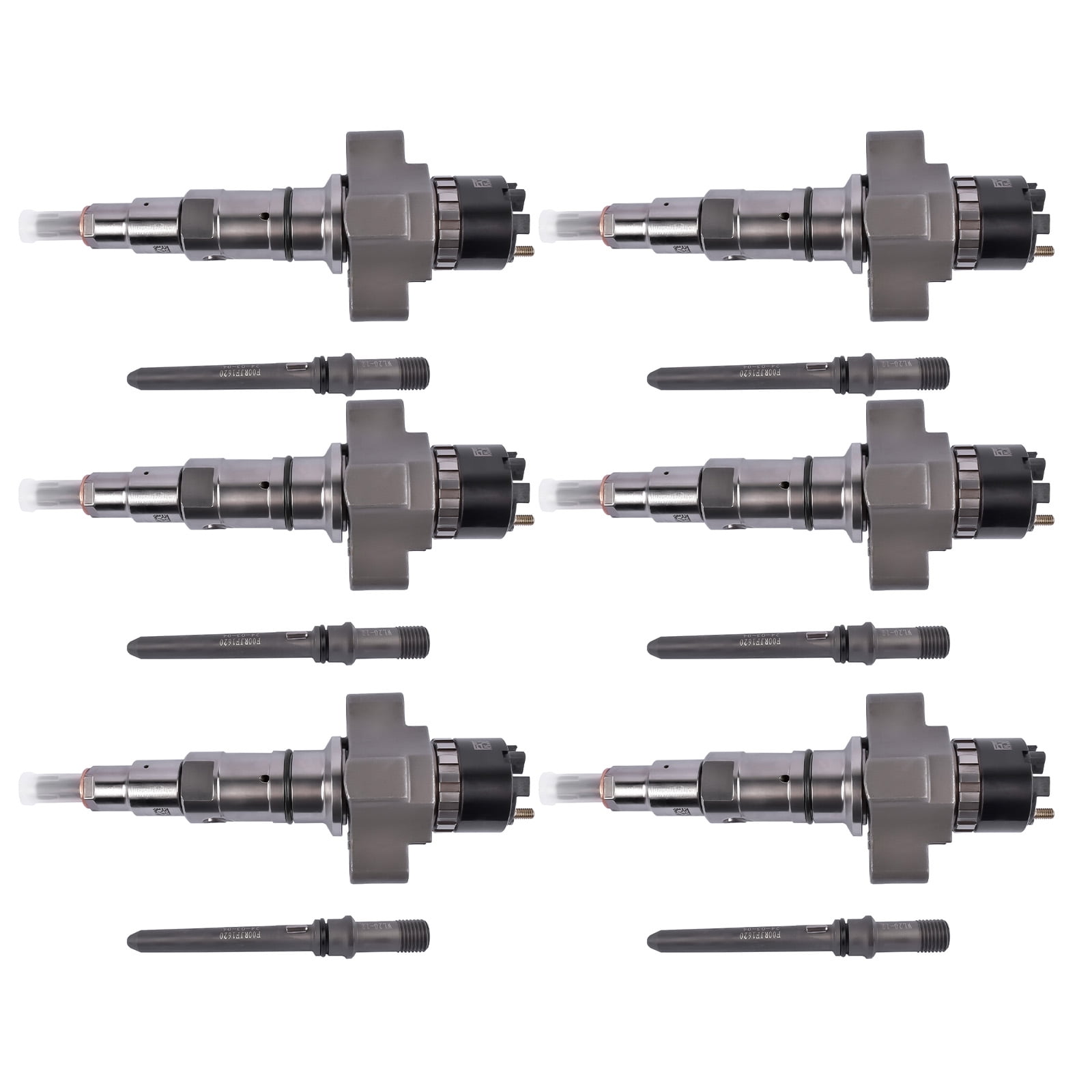 NEWZQ 6Pcs Diesel Fuel Injectors For Cummins Automotive 8.9L ISL ISC ...