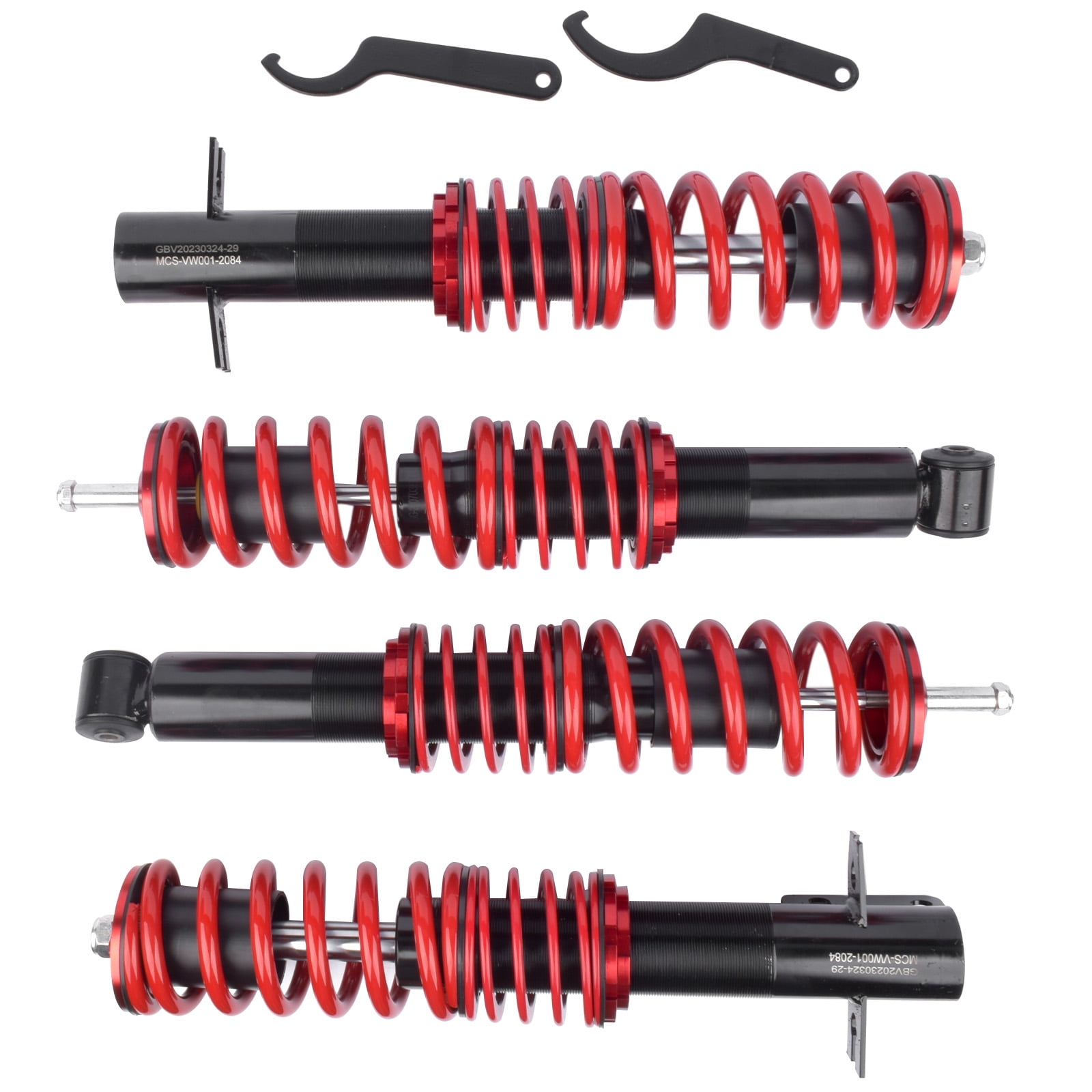 NEWZQ Coilover Spring and Shock Assembly for Volkswagen Jetta Rabbit ...