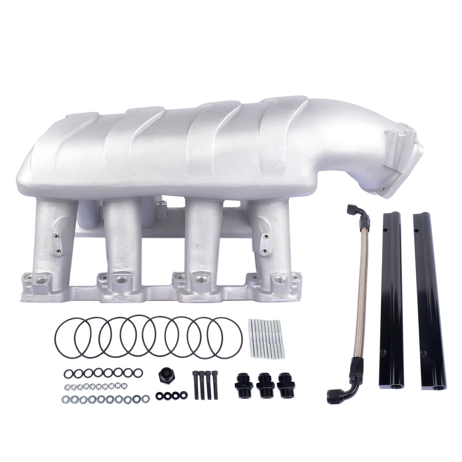NEWZQ EFI LS Hi-Ram Engine Intake Manifold 300-116 for Chevy GM LS3 L92 ...