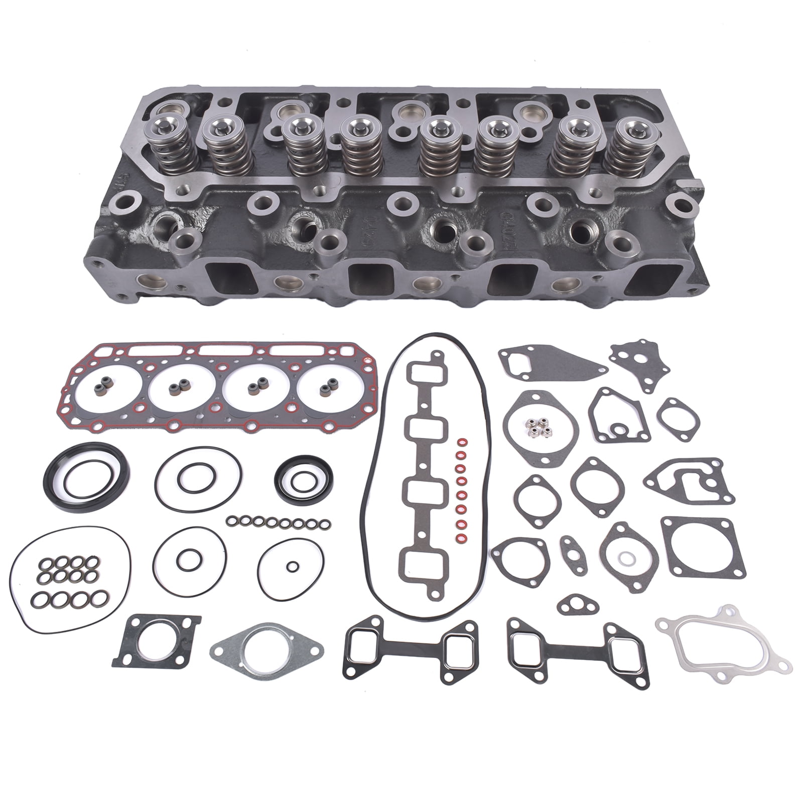 NEWZQ Engine Cylinder Head with Gasket for Cummins Engine A2000 A2300 ...