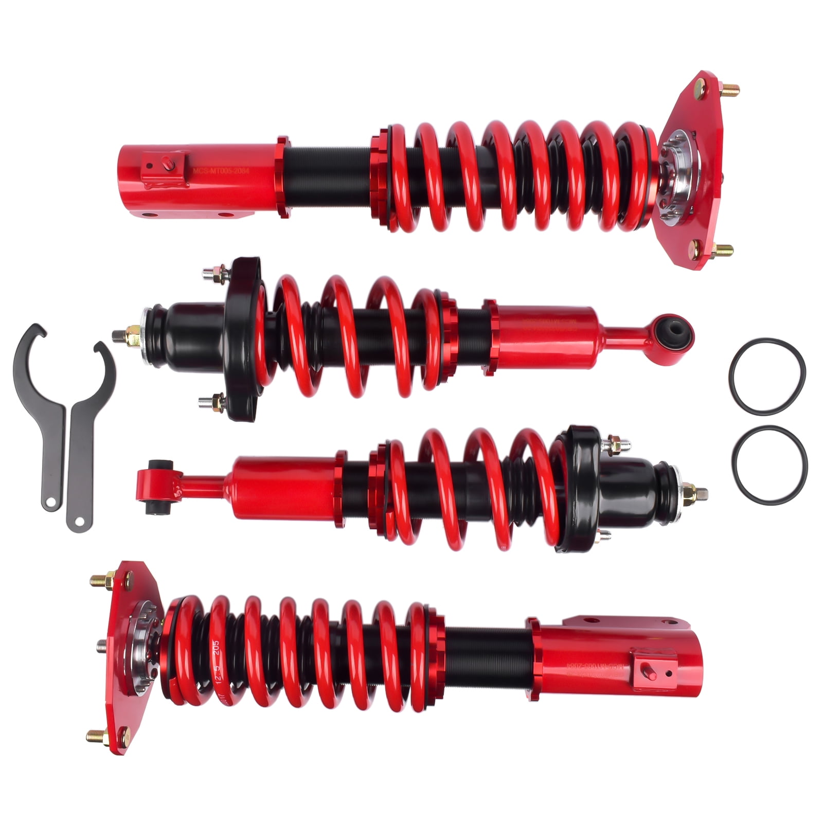 NEWZQ Front Rear Coilover Spring and Shock Assembly for Mitsubishi ...