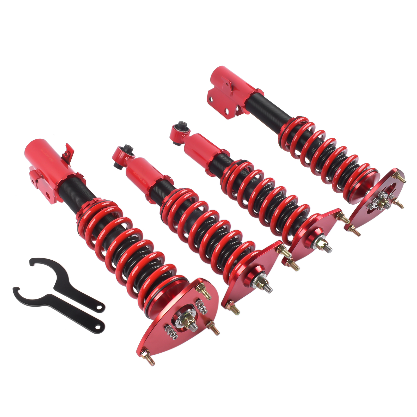 NEWZQ Front and Rear Coilover Spring and Shock Assembly for Subaru ...