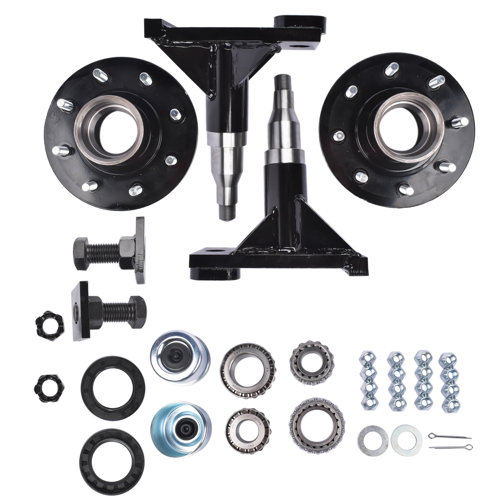 NEWZQ Heavy Duty 8 x 6.5 Hub and Spindle Wheels Kit for Shipping ...