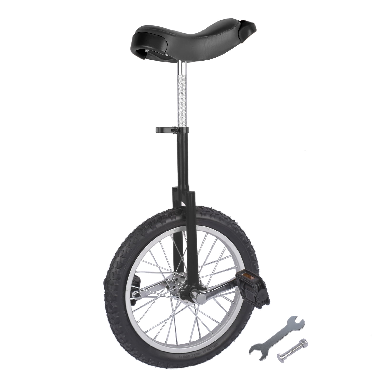 NEWZQ Height Adjustable Unicycle, 16 Inch Wheel Monocycle for Balance ...