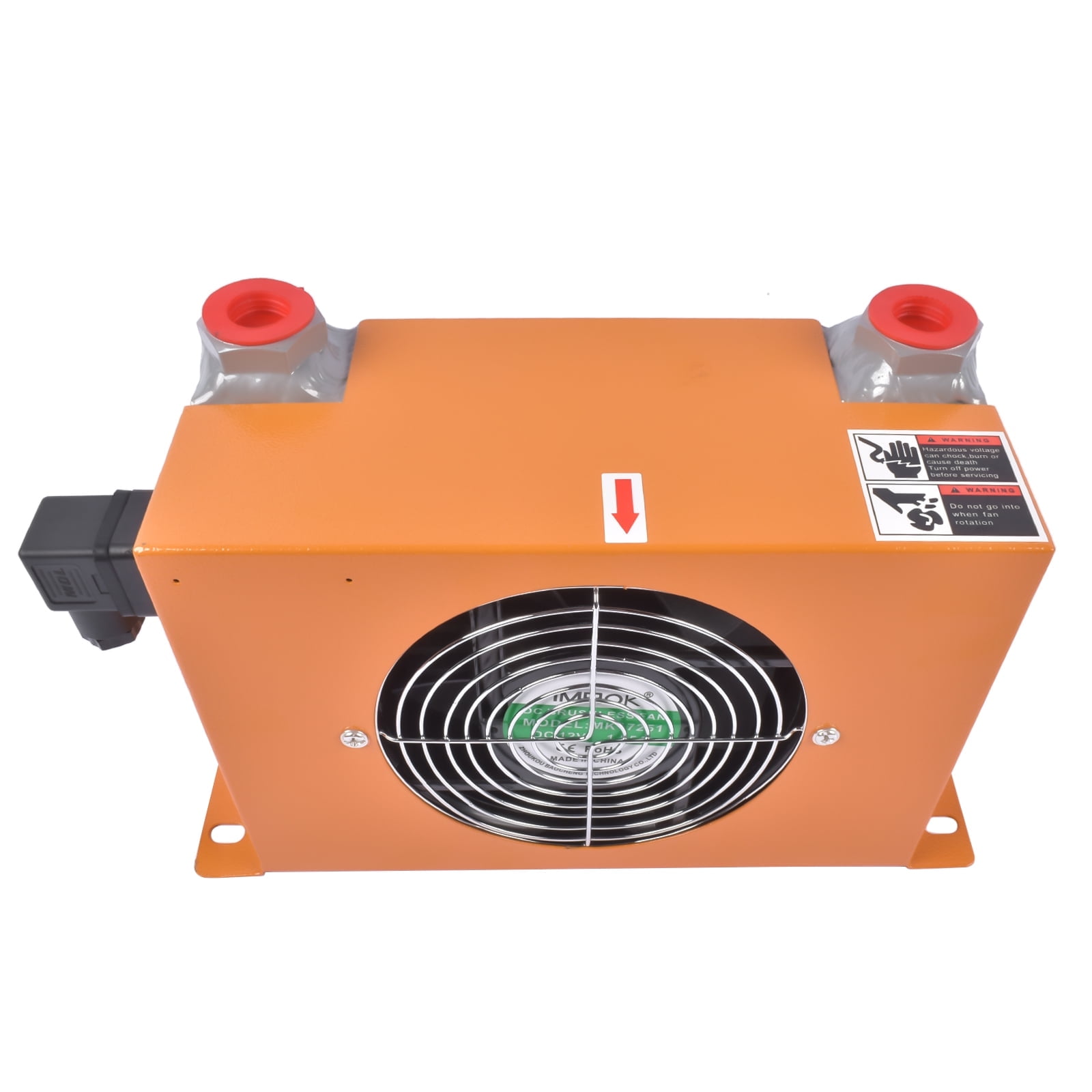 NEWZQ Hydraulic Air Cooler Oil Cooler AH0608T-CA Air-Cooled Oil ...